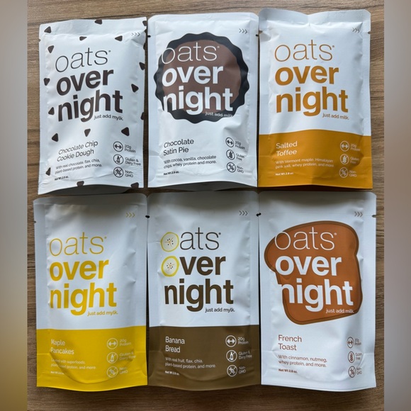 Overnight Oats | Other | Overnight Oats Variety Pack 6 Pouches | Poshmark